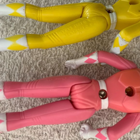 Other | Vintage 9s Mighty Morphin Power Rangers Barbietype Dolls ...